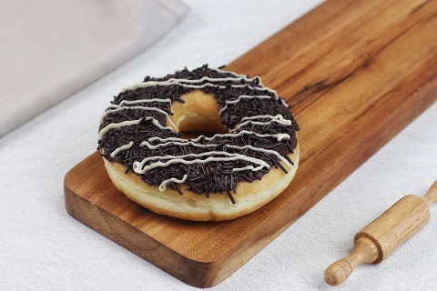 Donut Coklat Meises | MBrownex Rotikue Enak